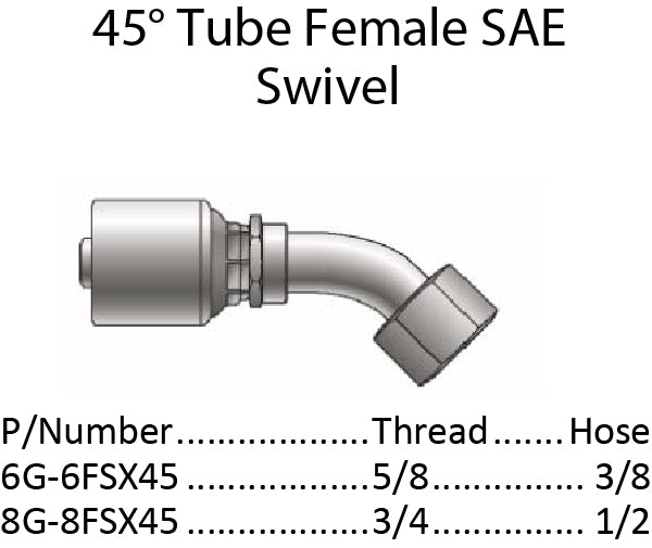G Series SAE 45 Female - Oil Solutions